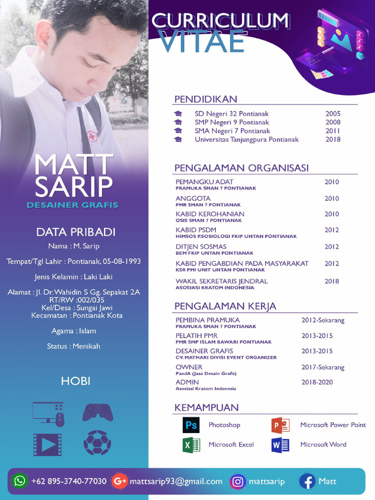 CV M Sarip | PDF