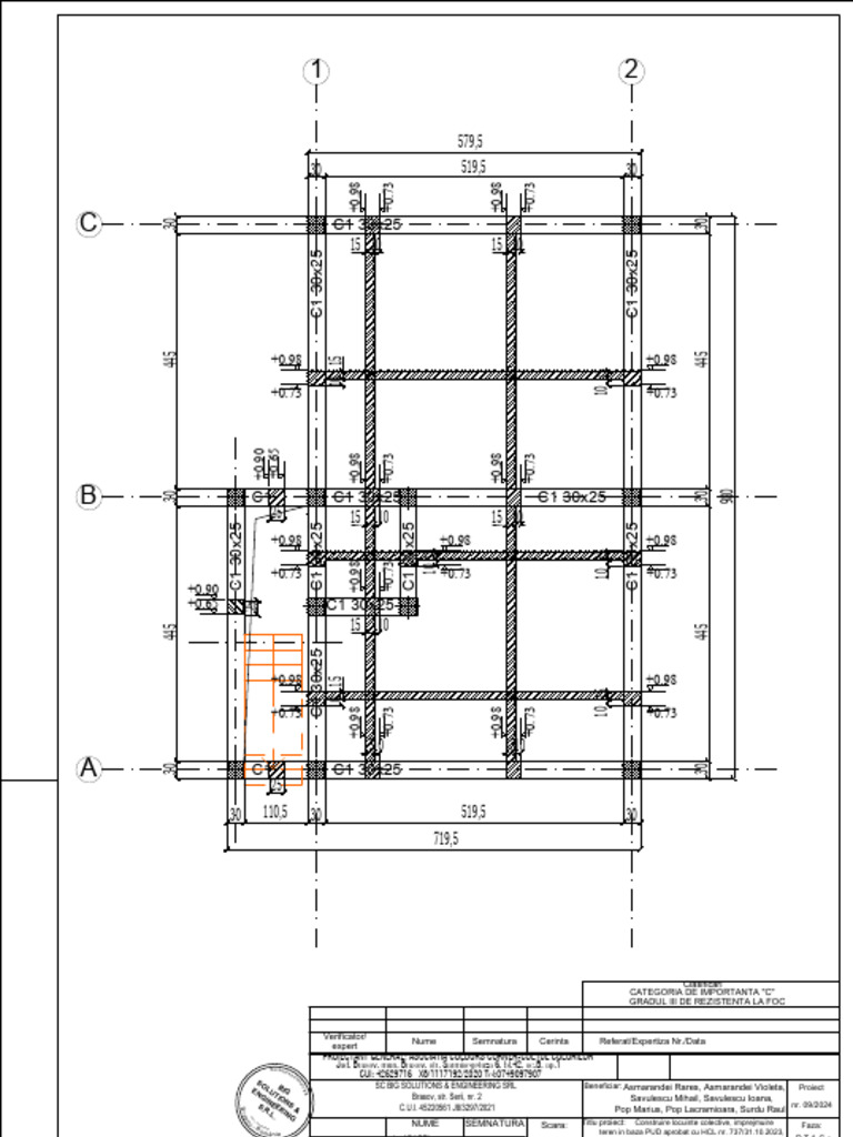 R-05 Plan Cofrare Planseu +0.98 | PDF