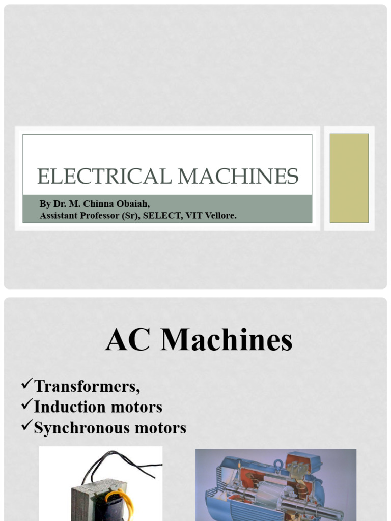 Module_4_3 | PDF | Electric Motor | Transformer