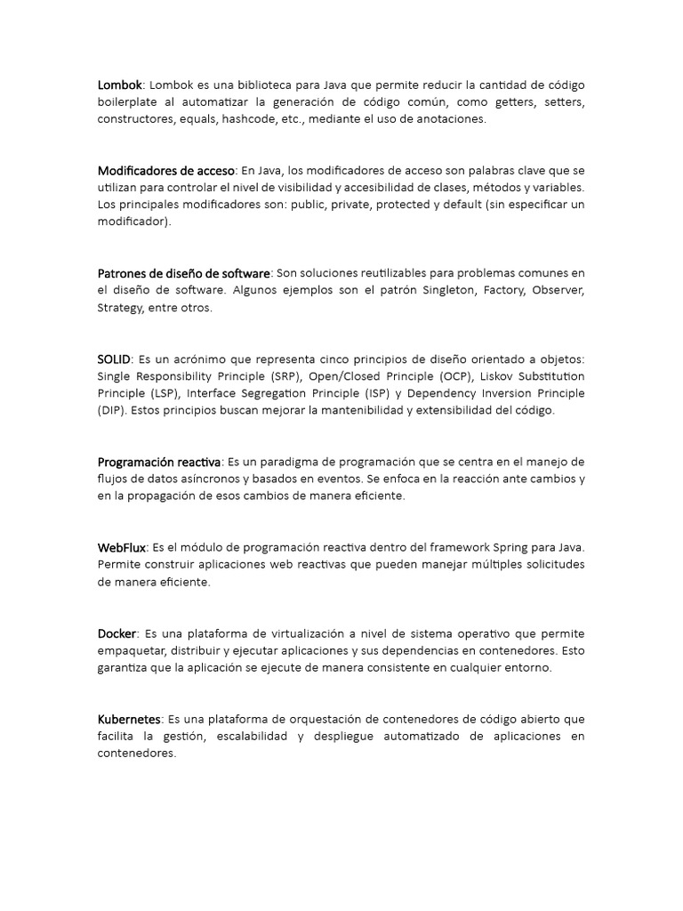 Preguntas JAVA | PDF