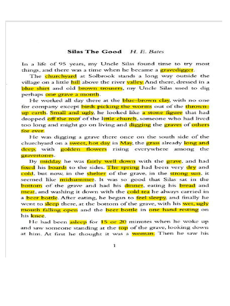 Silas The Good Story | PDF