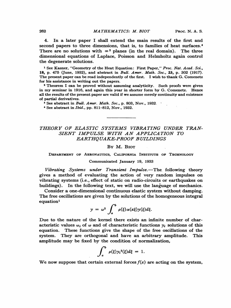 Biot M. - Theory of Elastic Systems Vibrating Under Transient Impulse ...
