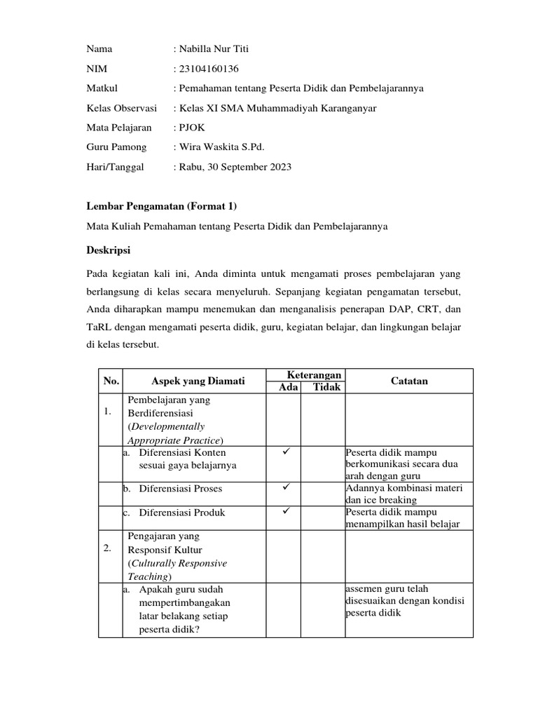 01.02.3 T1 6 Elaborasi Pemahaman | PDF