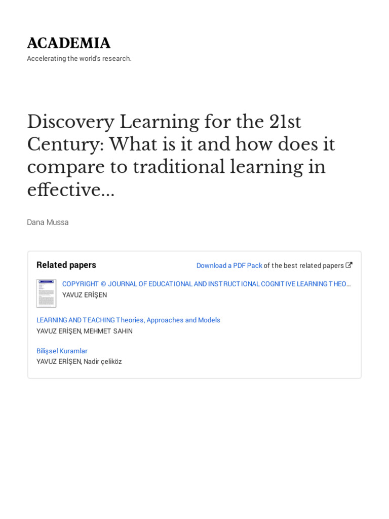 With Cover Page v2 | PDF | Learning | Cognitive Development