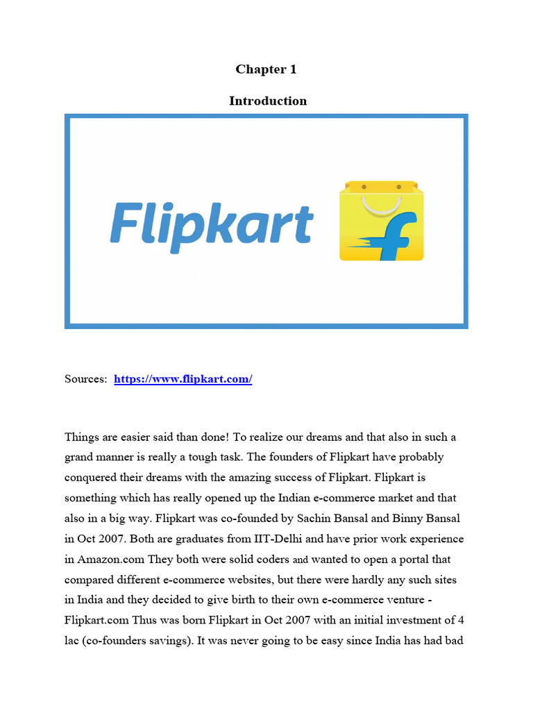 Flipkart's Journey: From Books to E-commerce Leader | PDF | Computers