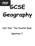 Geography IGCSE 0460 Coast Notes | PDF | Coast | Shoal