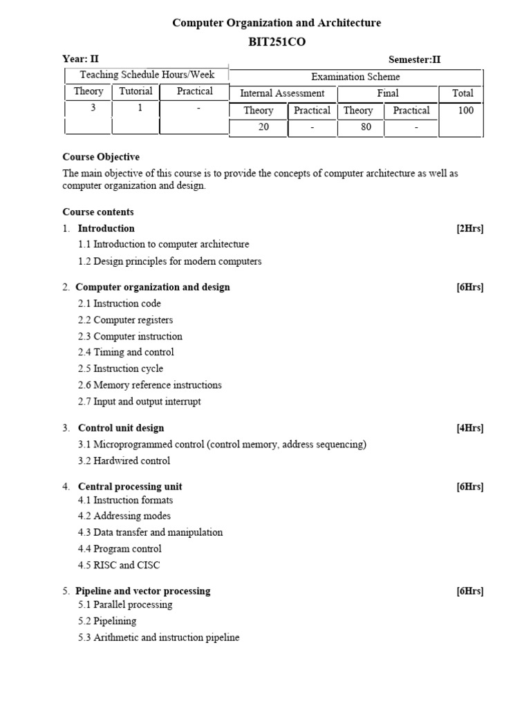2.-Computer-Organization-and-Architecture | PDF