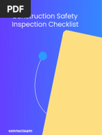 Earth Pit Safety Checklist | PDF
