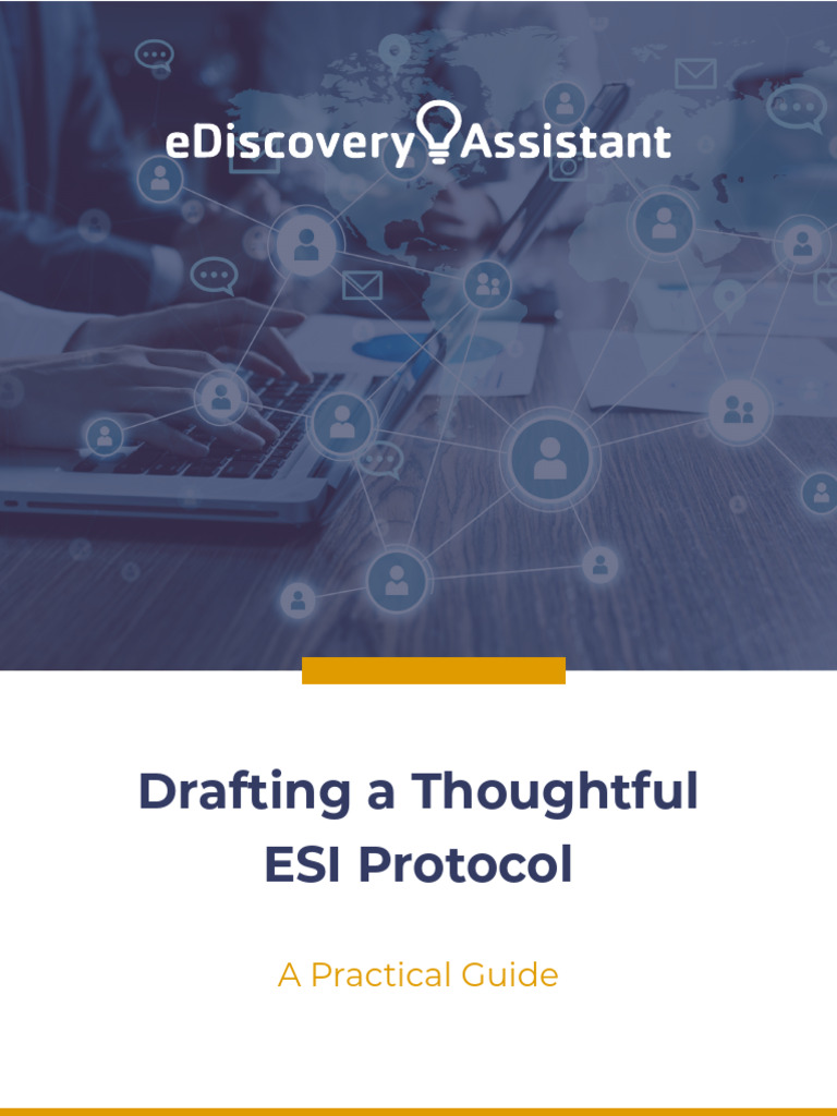 Creating an Effective ESI Protocol Guide | PDF | Computers