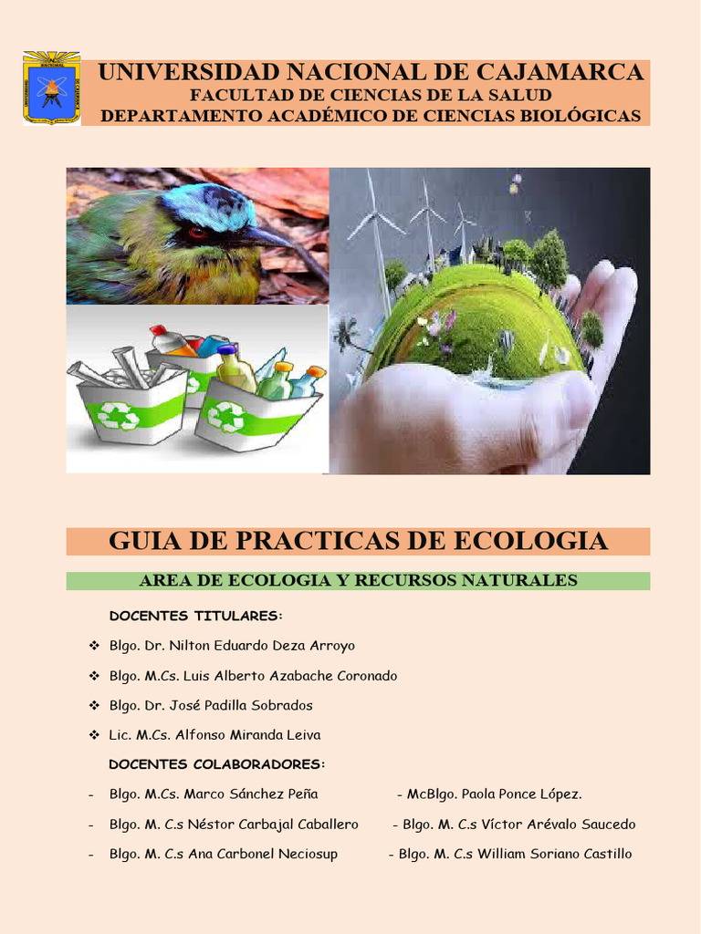 Guia Practica de Ecologia-Segovia Zabaleta | PDF