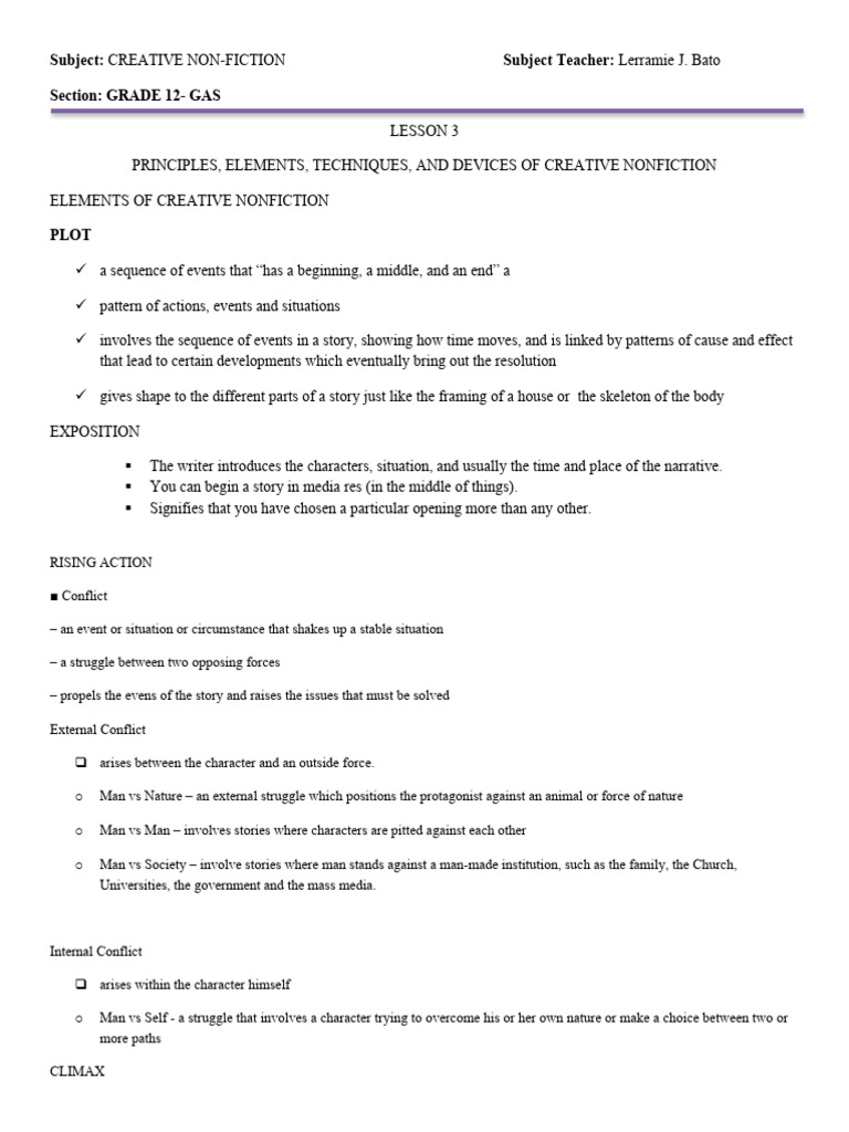 Lesson 3 | PDF | Narration | Irony