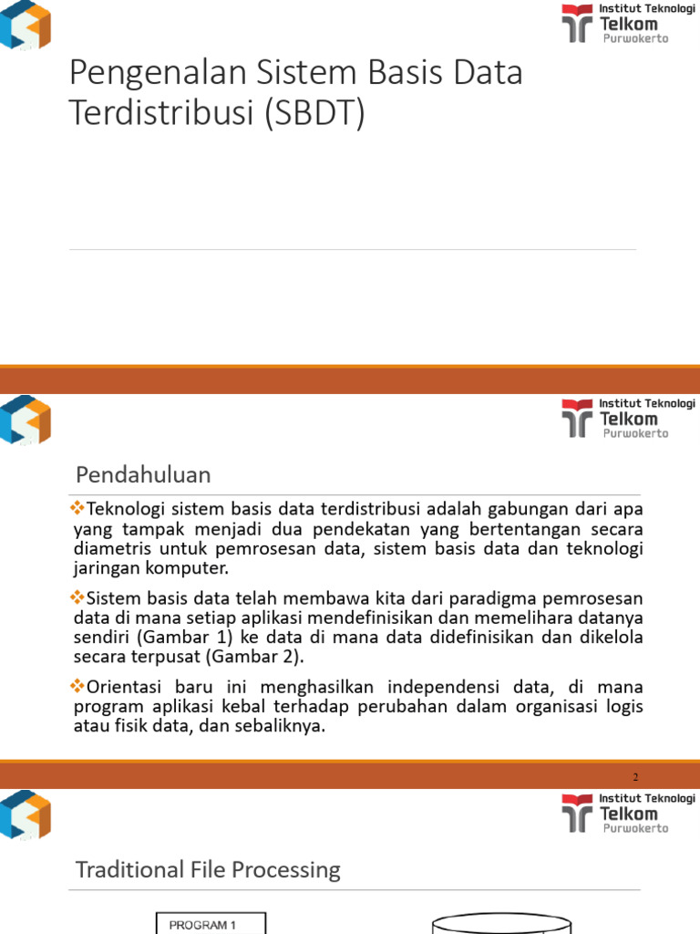 Pengenalan Sistem Basis Data Terdistribusi | PDF | Komputer | Teknologi & Rekayasa