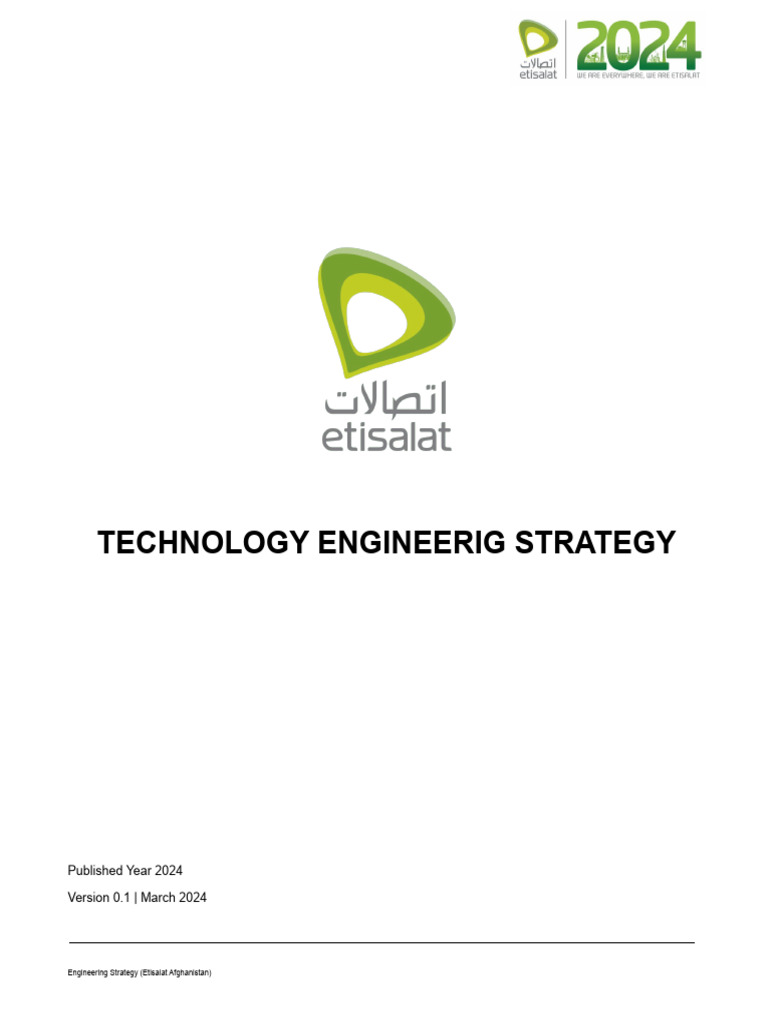 Engineering Strategy | PDF | Computer Network | Telecommunications