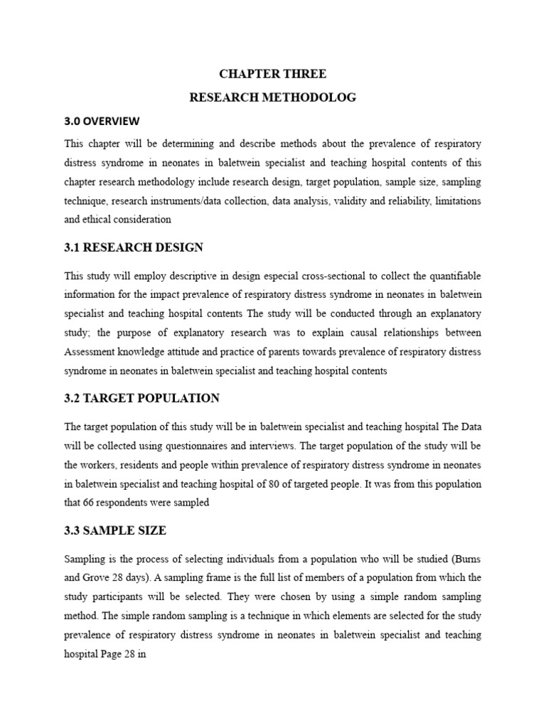 Research Chapter Three | PDF