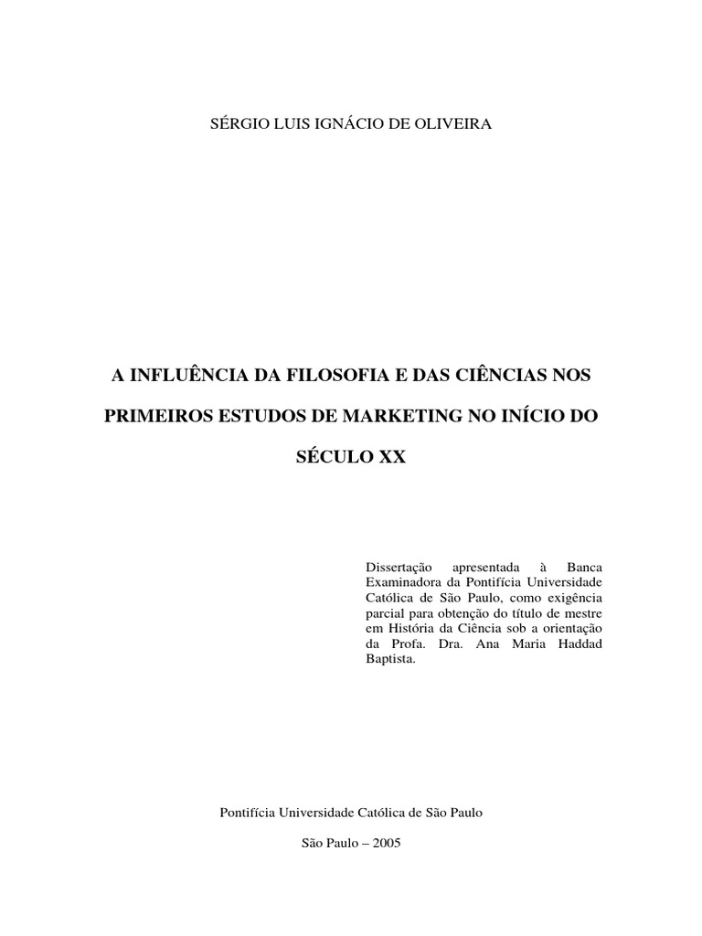 Sergio Luis Ignacio de Oliveira | PDF