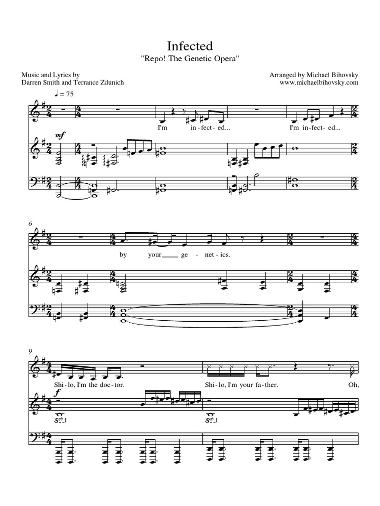 Repo - Sheet Music Samples | PDF | American Actors | American Entertainers