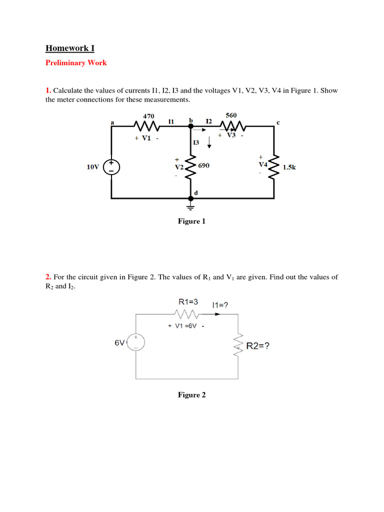 Circuit Laboratory Experiment I | PDF