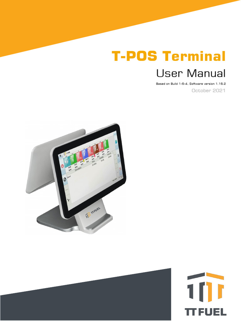 Products T-Pos User Manual | PDF