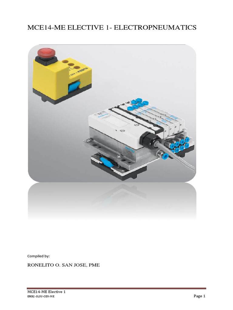 Electropneumatics for Engineers | PDF | Relay | Capacitor