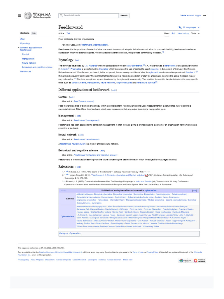 en-wikipedia-org-wiki-Feedforward | PDF