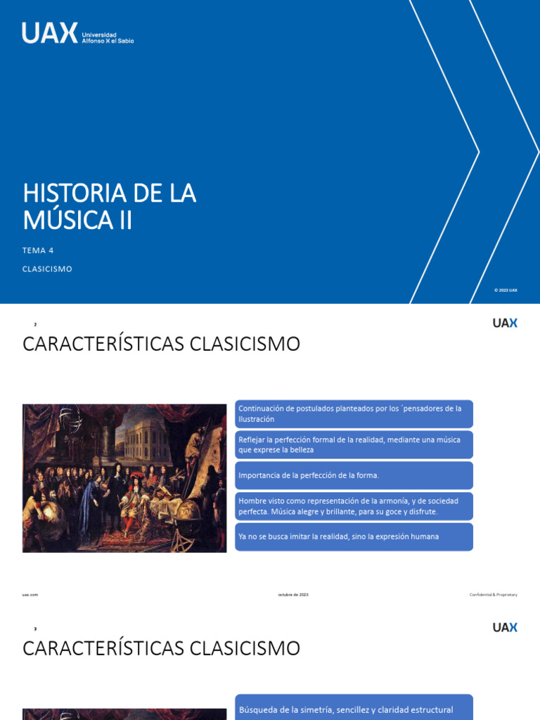 Historia de La Música Ii - Tema 4 - Clasicismo | PDF | Periodo Clásico (Música) | Orquestas