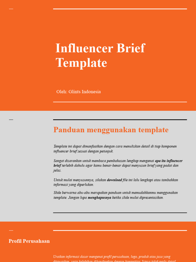 Influencer Brief Template | PDF