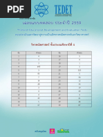 Answer TEDET2566 Math G3 | PDF