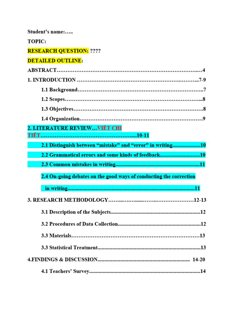 Week 2-Outline, Research, Research Question, Note Cards, Sources | PDF ...