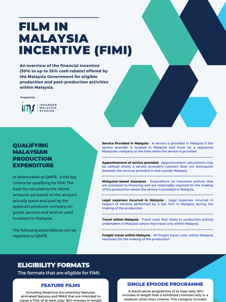 FIMI - Film In Malaysia Incentive Overview 2022 | PDF | Expense | Movie ...