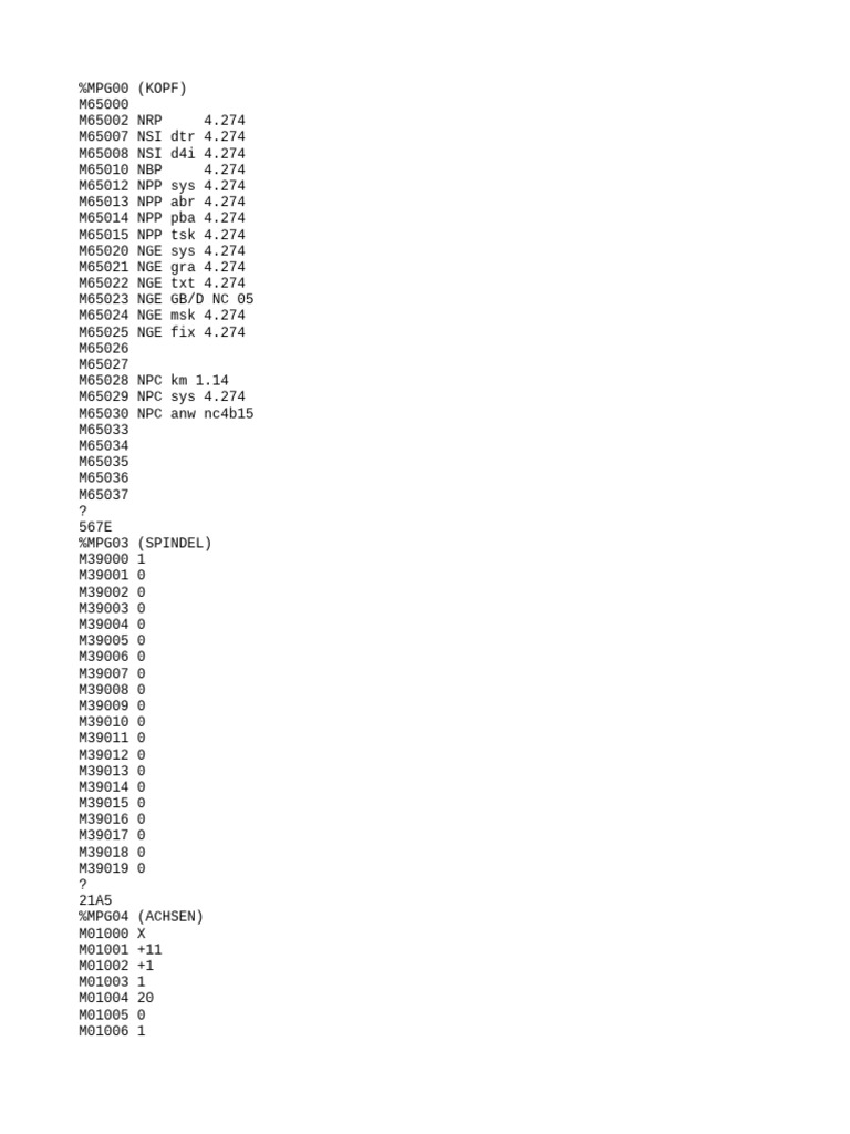 Deckel FP4 NC Technical Data Overview | PDF
