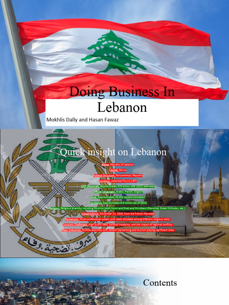 Doing Business in Lebanon | PDF | Lebanon | Insurance