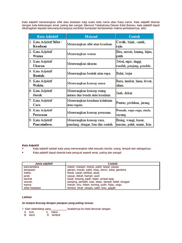 TATABAHASA-STD 1 To FORM 2 | PDF | Seni & Disiplin Bahasa