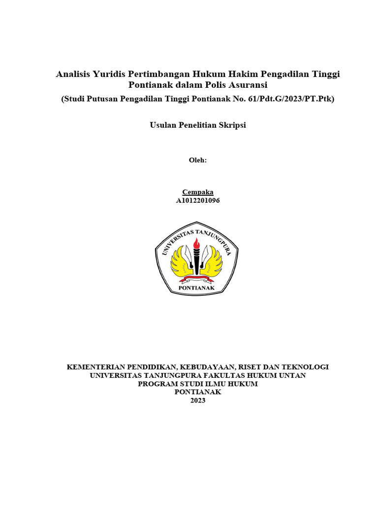 Proposal Cempaka | PDF