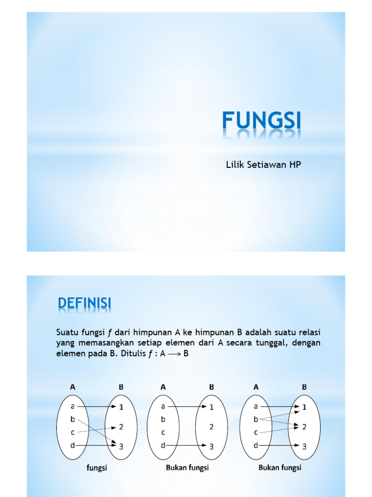 Fungsi | PDF