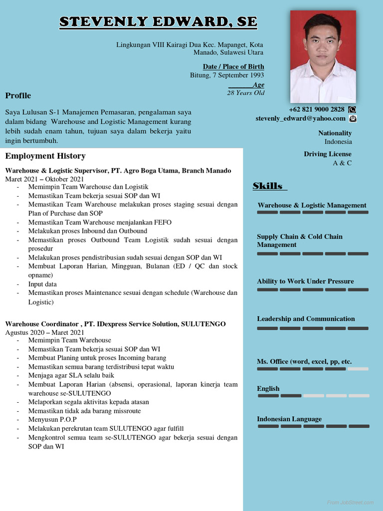 Stevenly Edward CV | PDF