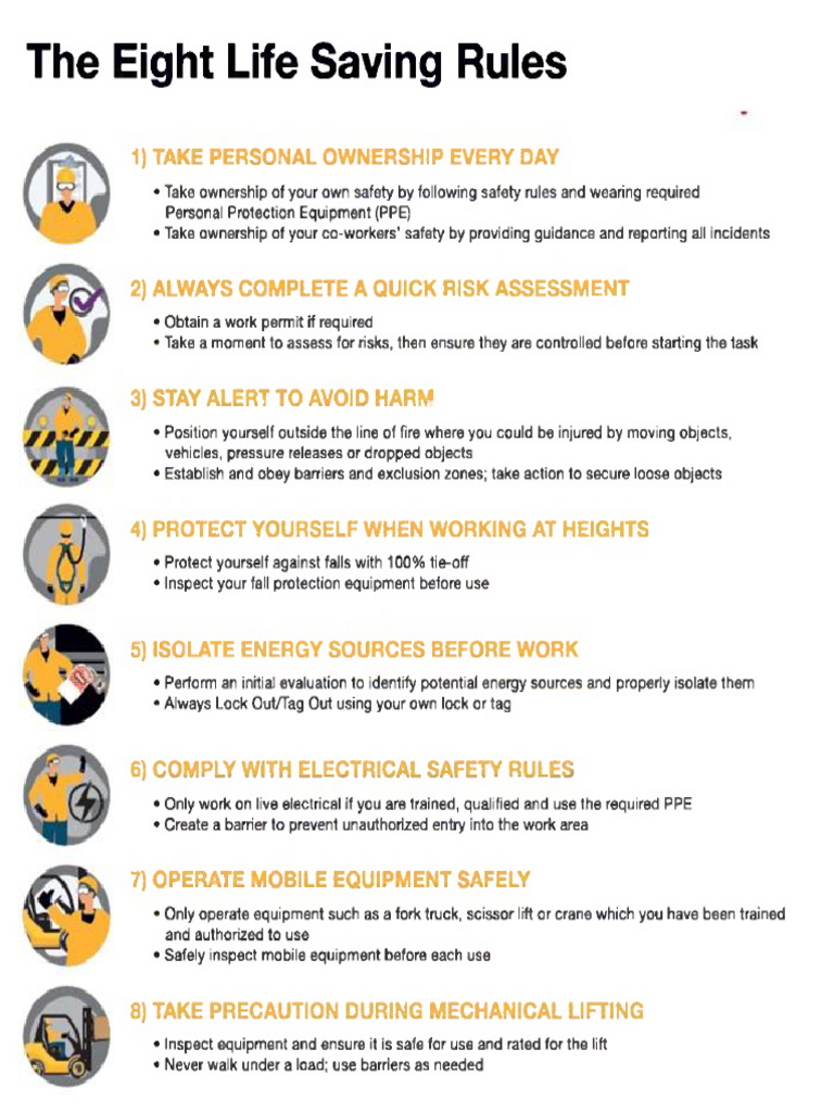 Life Saving Rules | PDF