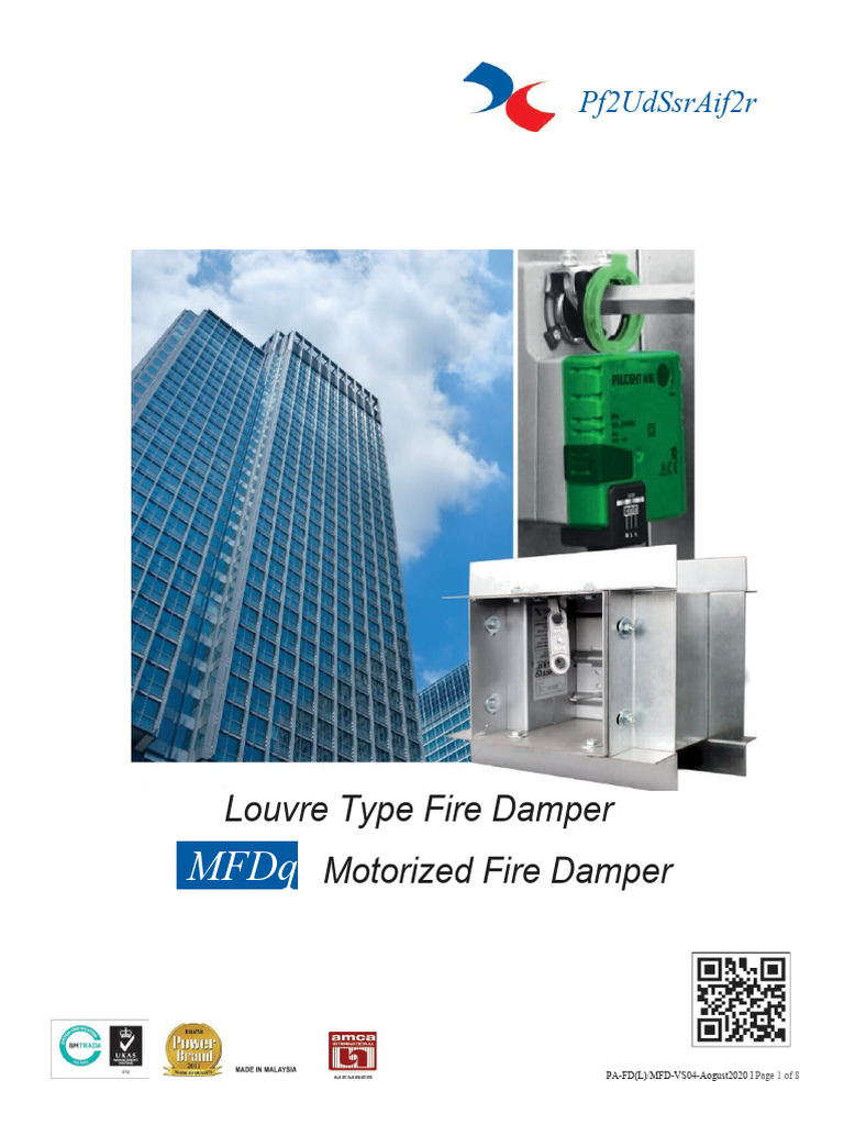 Appendix D - Fire Damper | PDF | Home Appliance | Building Engineering