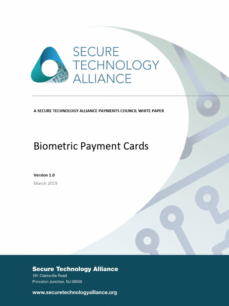 Biometric Payment Cards WP FINAL Mar 2019 | PDF | Emv | Smart Card