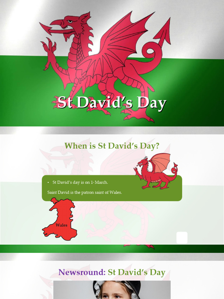 St David's Day: Celebrations in Wales | PDF