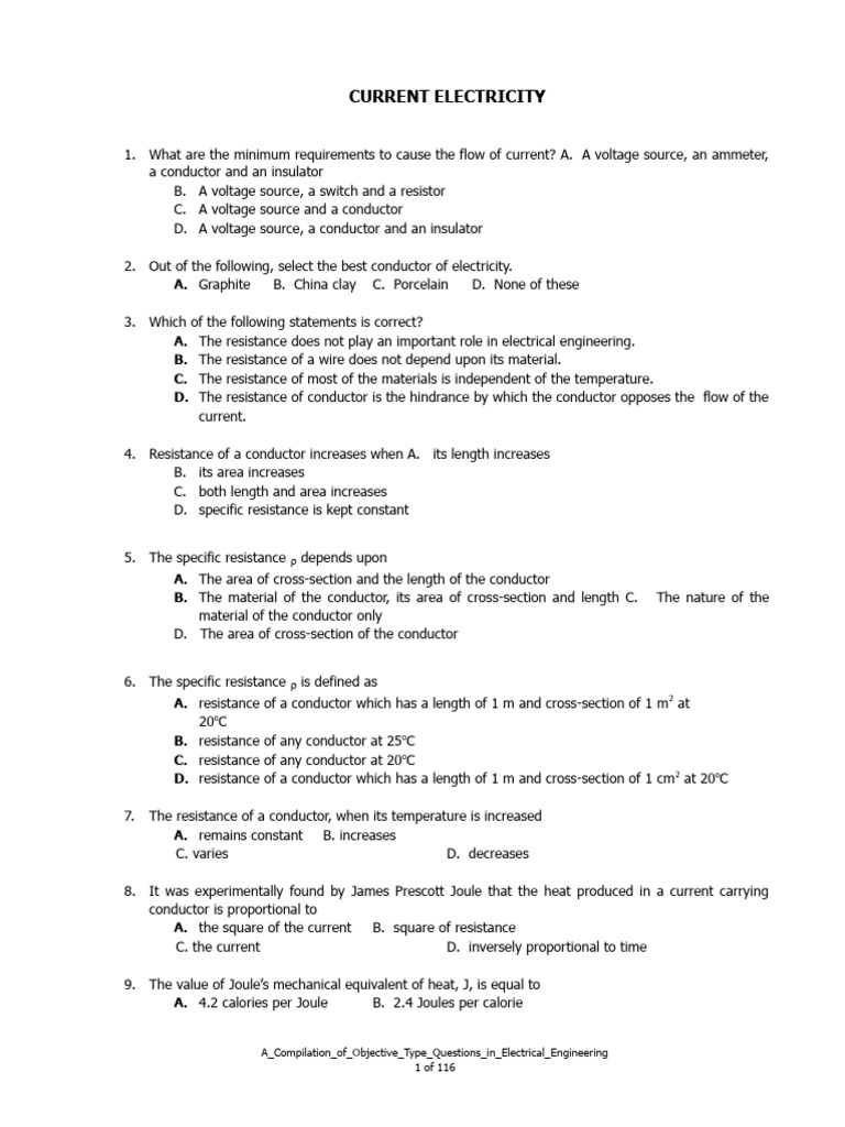EE Obj QST Noanswer | PDF | Inductance | Capacitor