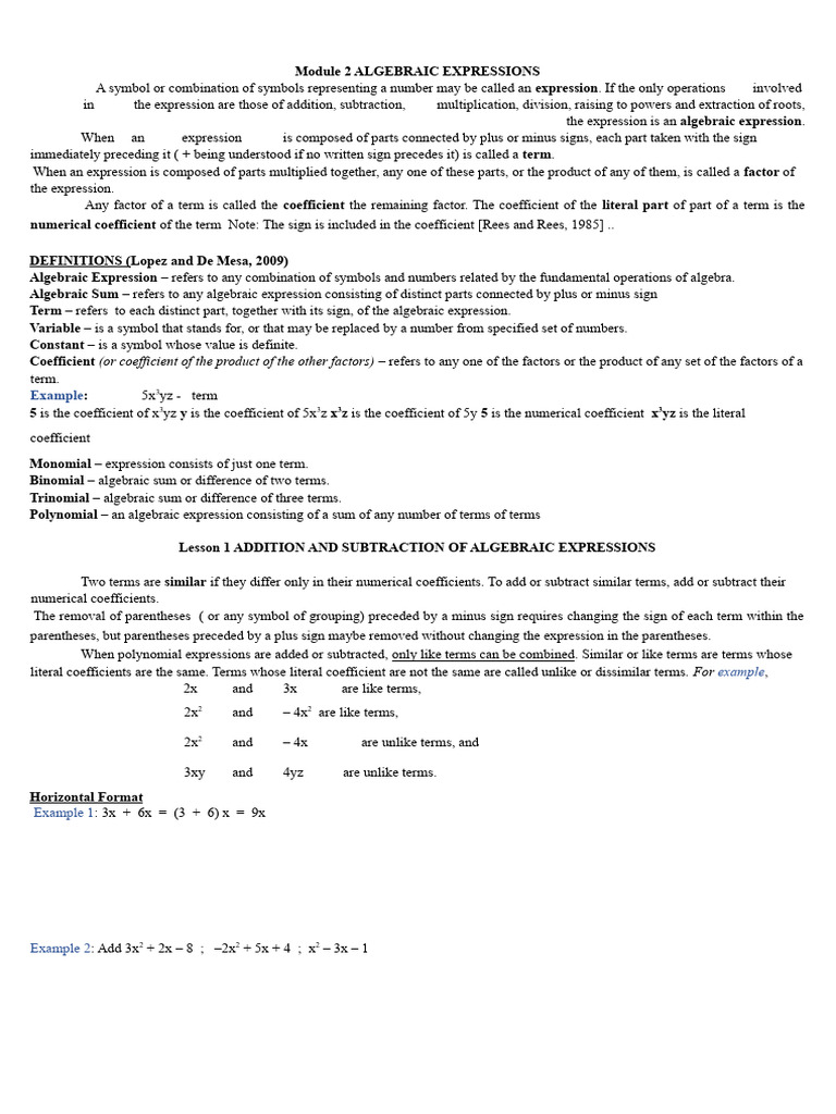 Precal m2 | PDF | Division (Mathematics) | Factorization