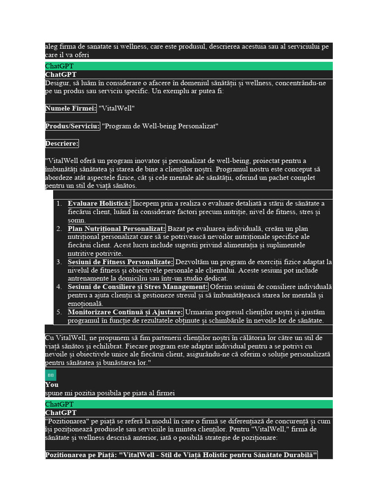Firma Antreprenoriala | PDF