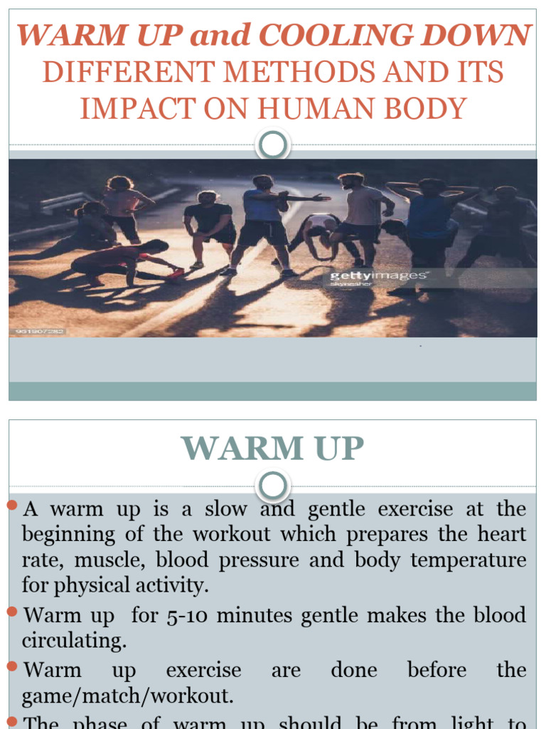 Warm Up, Cooling Down and Individual Concept | PDF