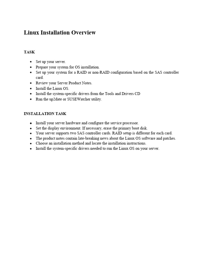 Linux Installation Overview | PDF | Apache Http Server | Operating System