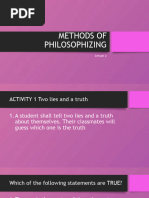 Introduction To The Philosophy of The Human Person - DOMAINS OF TRUTH ...