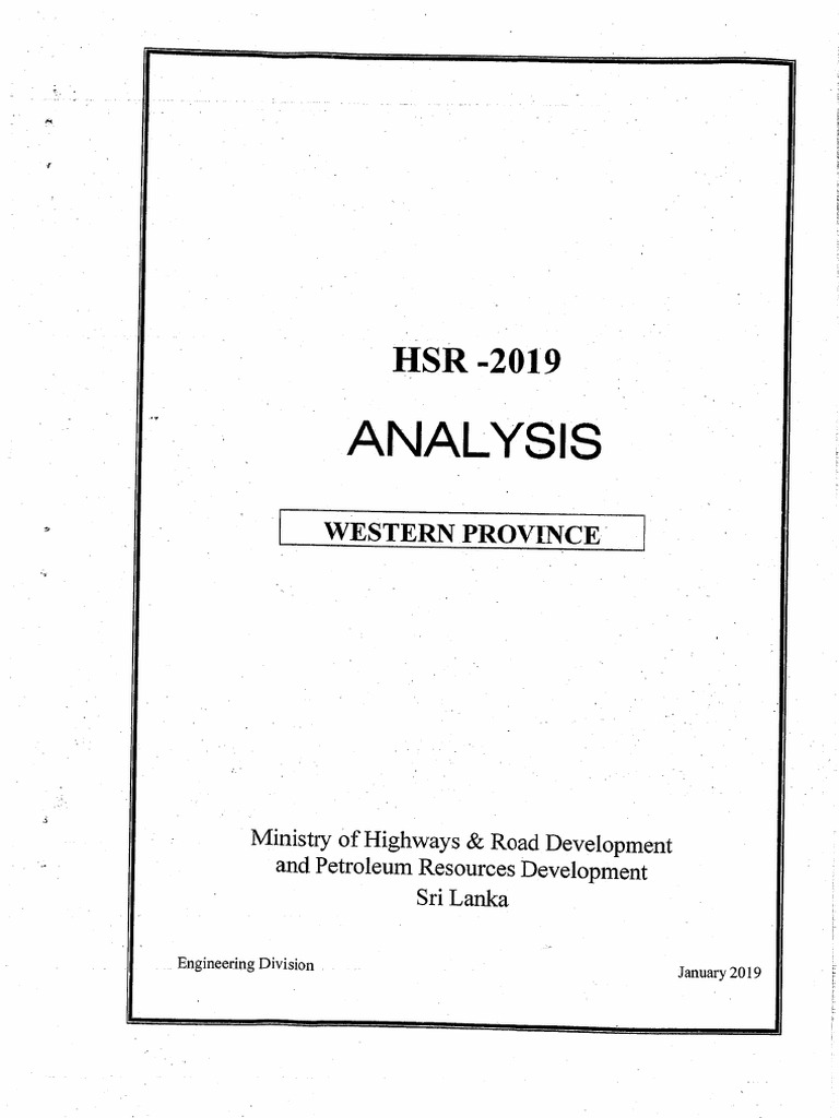 HSR 2019 | PDF