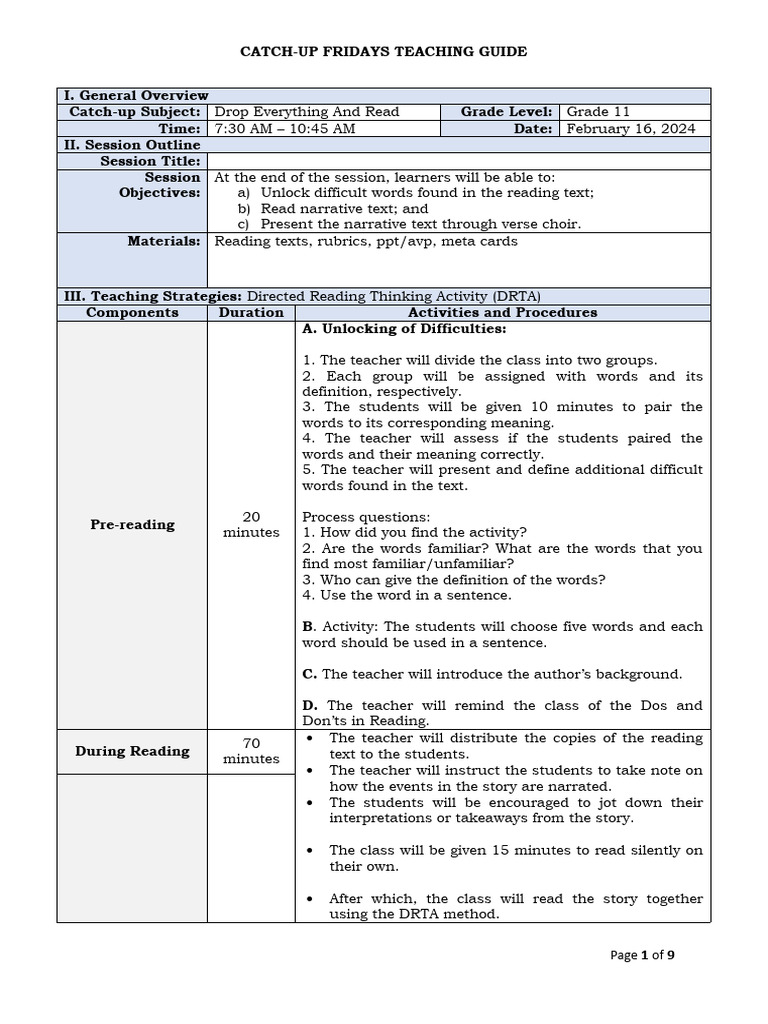 NRP TeachingGuide | Download Free PDF | Reading Comprehension | Education Theory