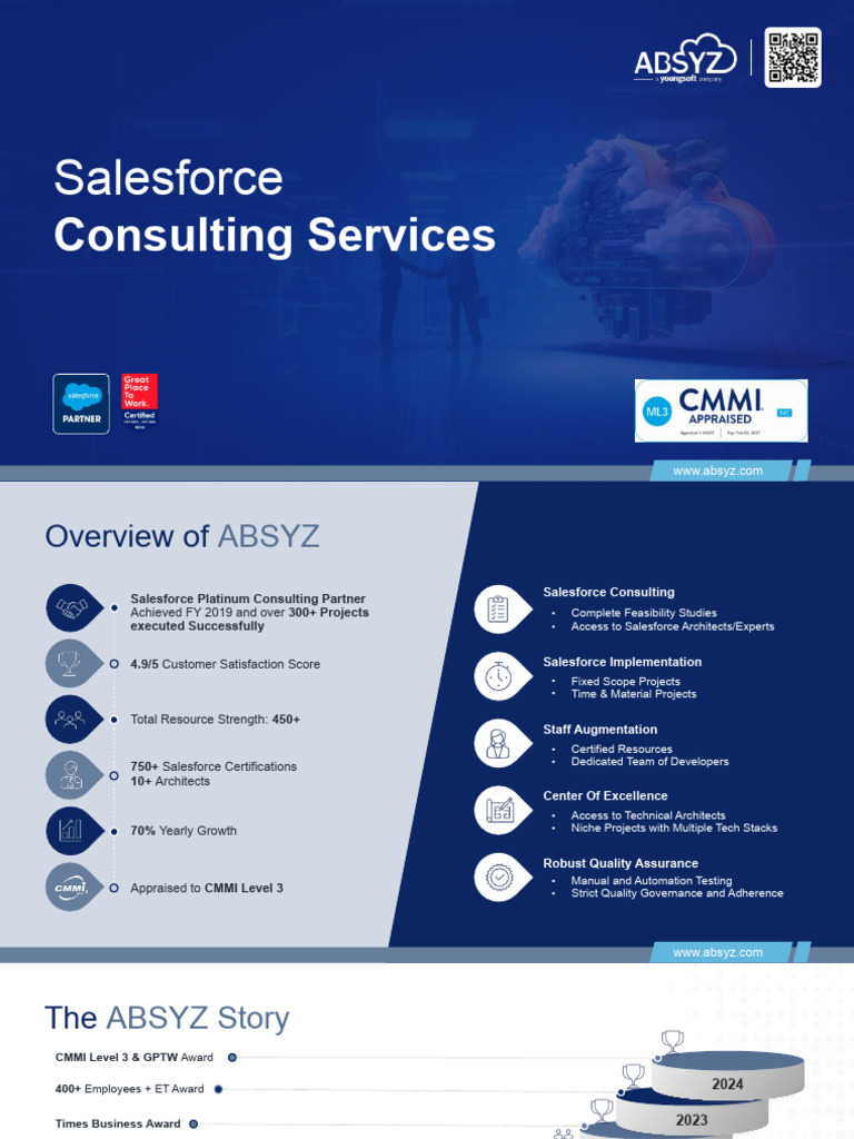 Salesforce Consulting Services PPT - ABSYZ | PDF