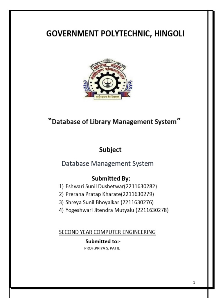 DBMS (Micro) Final | PDF