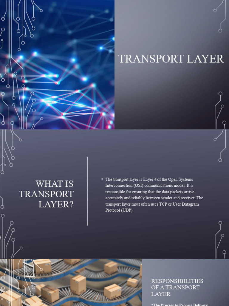 Transport Layer | PDF | Transmission Control Protocol | Network Congestion